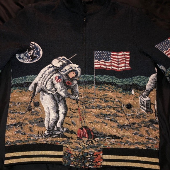 Saint Laurent | Jackets & Coats | Saint Laurent Moon Landing Bomber ...